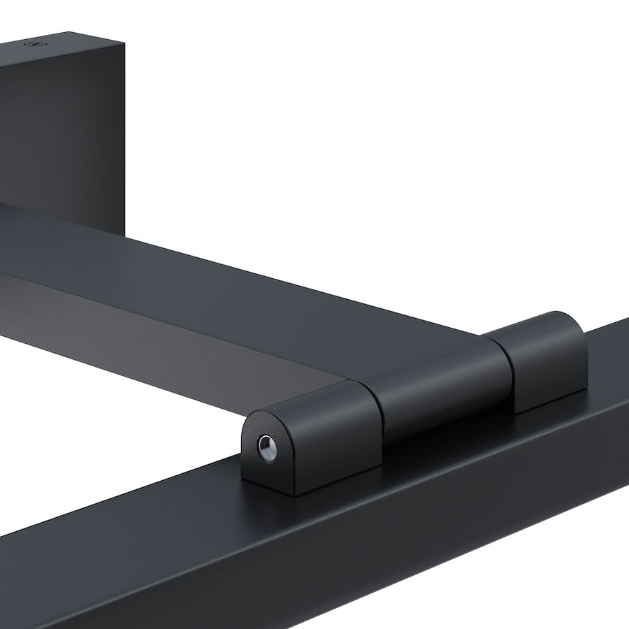 Czarny kinkiet LED Bris od Maytoni o neutralnej barwie światła 4000K ...