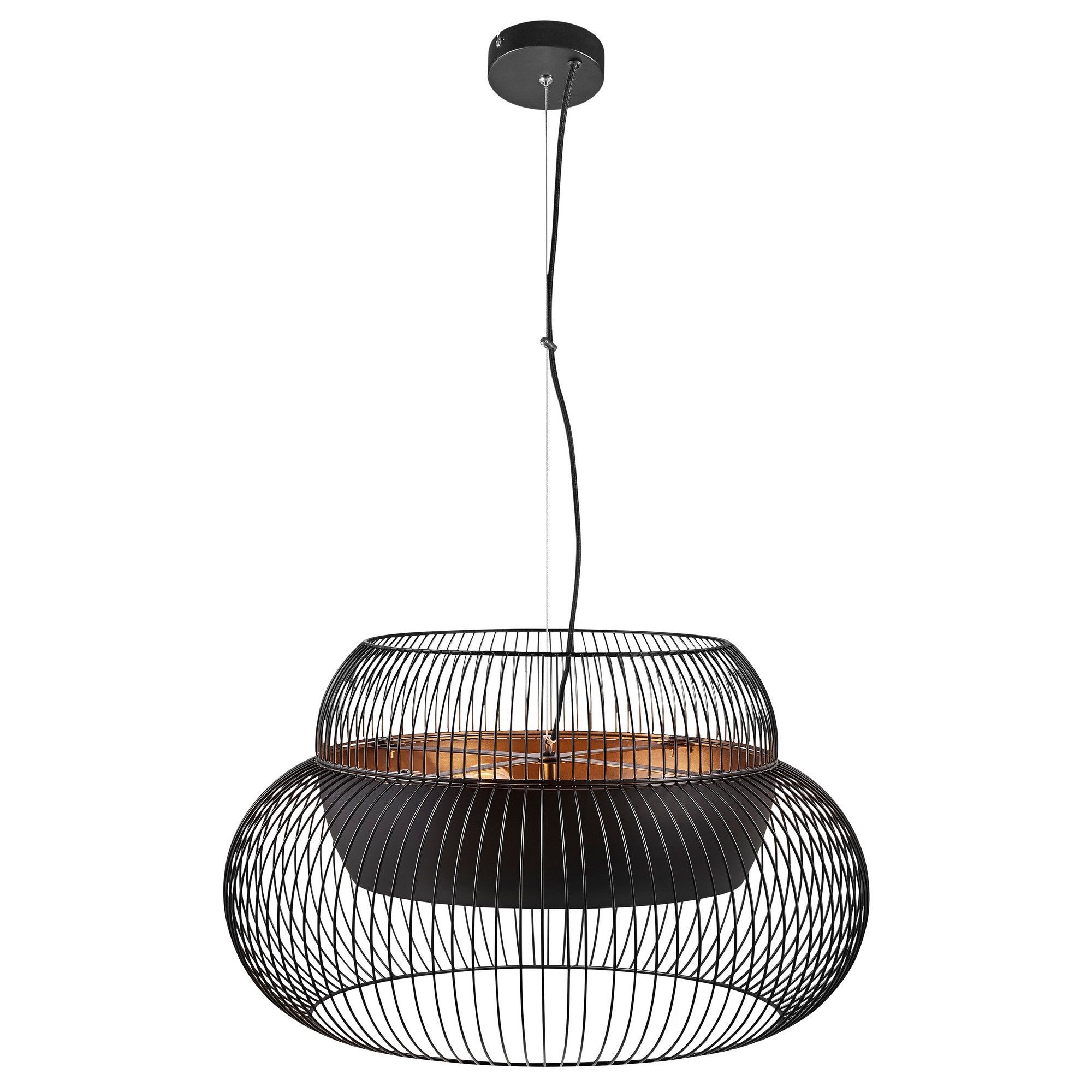 Wisząca lampa Atlas w kolorze czarnym od Nordlux | Lumigo.pl
